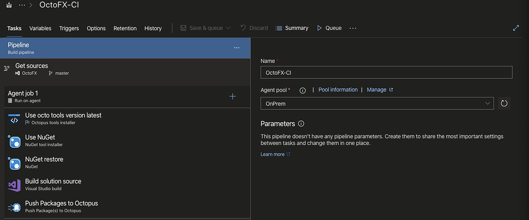 How do I integrate hosted Azure DevOps and on-Premises Octopus Deploy ...